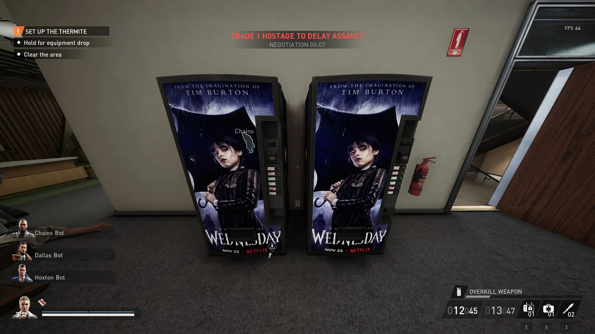 🖤Wednesday Vending Machine🖤 by Wednesday Enthusiast - PAYDAY 3 Mods | ModWorkshop