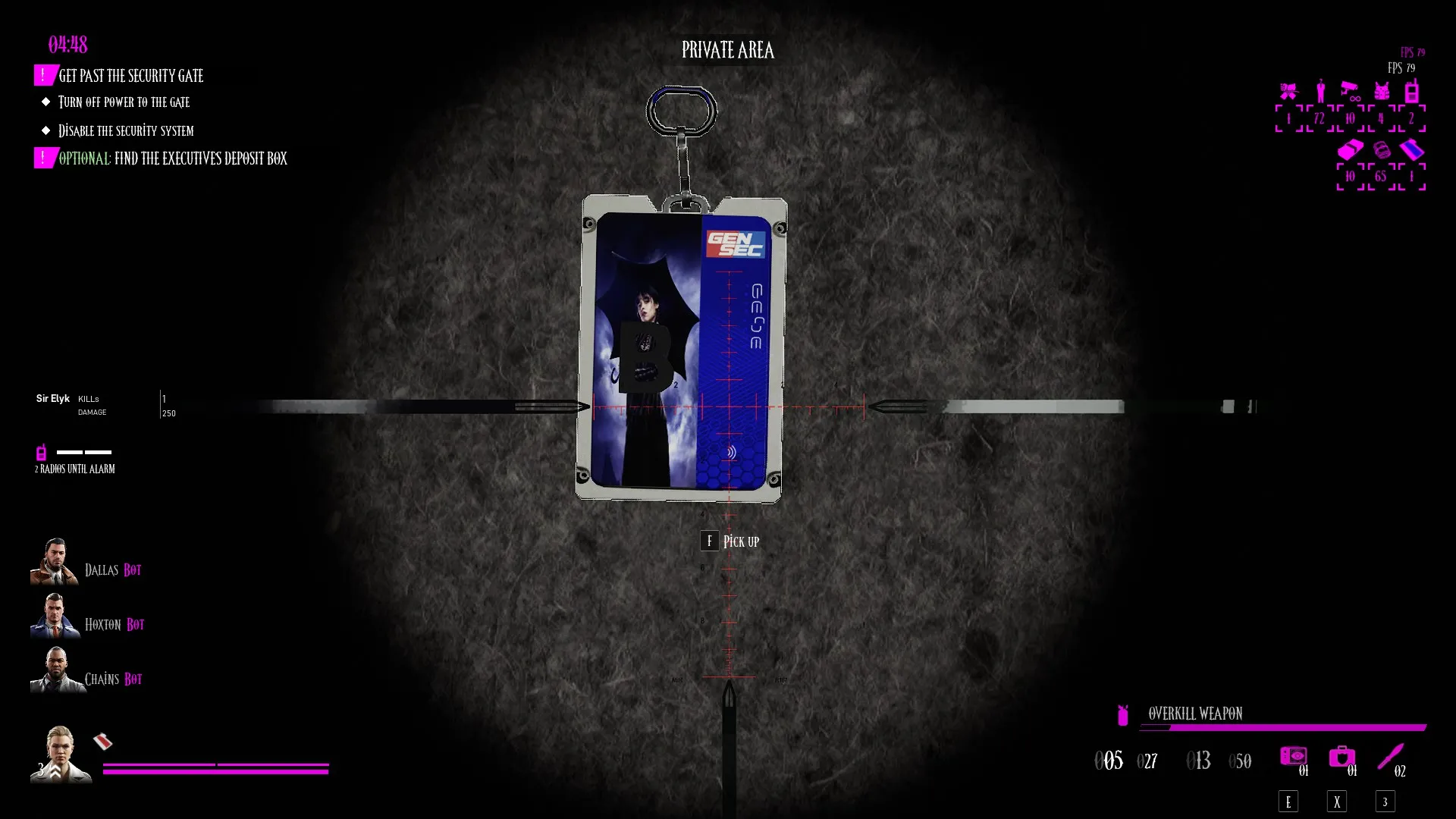 🖤Wednesday Keycard🖤 by Wednesday Enthusiast - PAYDAY 3 Mods | ModWorkshop