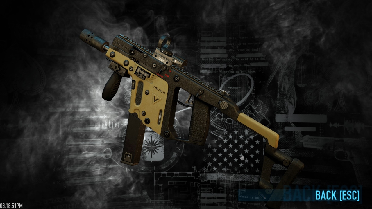 Tan Vector by Kitsune Jimmy - PAYDAY 2 Mods | ModWorkshop