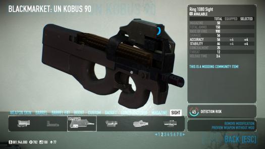 P90 Ring Sight - ModWorkshop