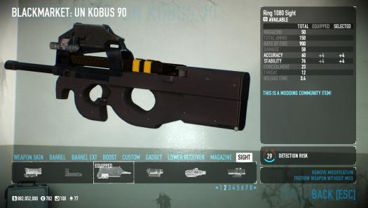 P90 Ring Sight - ModWorkshop