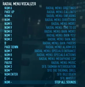 Radial Menu Vocalizer - ModWorkshop