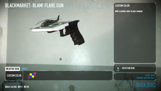 Blam! Flare Gun (April Fools) by Zdann - PAYDAY 2 Mods | ModWorkshop