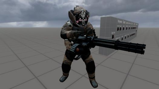 Senpai Minigun Bulldozer - ModWorkshop