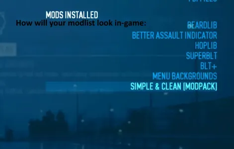 Simple&Clean [ModPack] - ModWorkshop
