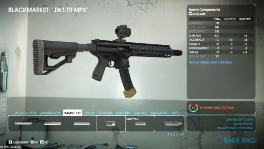 John Wick Chapter 3 TTI MPX Markings for Signature SMG - ModWorkshop