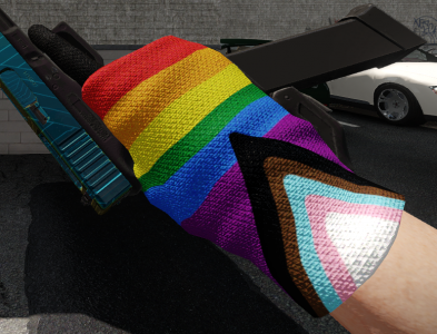🌈 Pride Hippy Gloves 🌈 - ModWorkshop