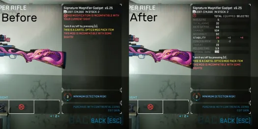 Always Show Weapon Mod Stats - ModWorkshop