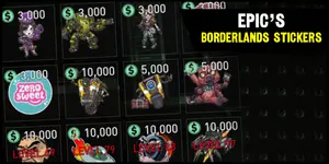 Epic's Borderlands Stickers by EpicNNG - PAYDAY 3 Mods | ModWorkshop