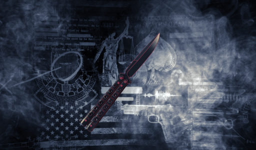 Butterfly Wing Knife | Red Neon - ModWorkshop