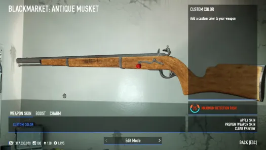 Antique Musket by >:3 - PAYDAY 2 Mods | ModWorkshop