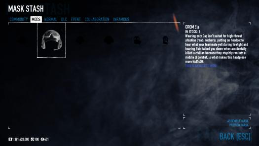 R6:Siege Ela Headgear - ModWorkshop