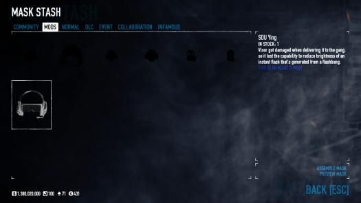 R6:Siege Ying Headgear - ModWorkshop