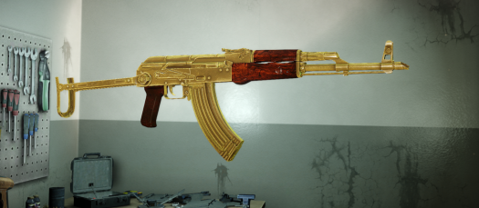 Golden AKMS by Killerwolf - PAYDAY 2 Mods | ModWorkshop