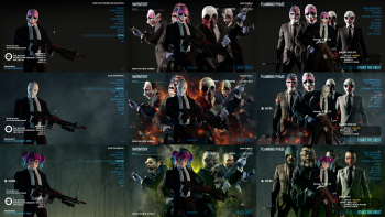 [Menu Backgrounds] Payday The Heist Menu Addons - ModWorkshop