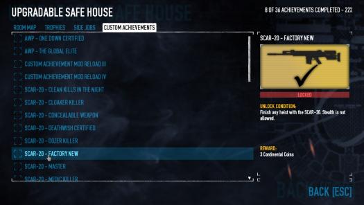 SCAR-20 Custom Achievements - ModWorkshop