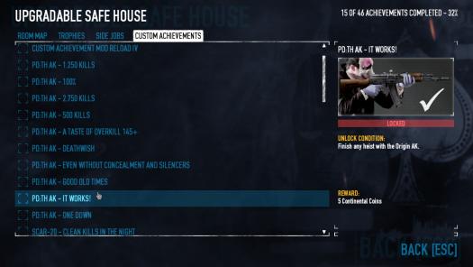 PD:TH AK Custom Achievements - ModWorkshop