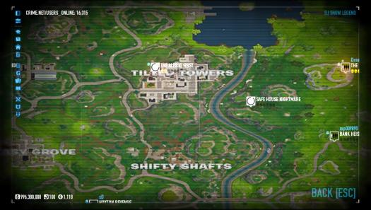 FORTNITE Crime.net Map - ModWorkshop