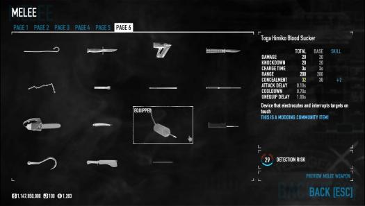 BNHA: Toga Himiko Melee Weapons - ModWorkshop