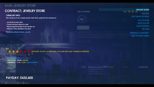 Notoriety stars difficulty markers - ModWorkshop