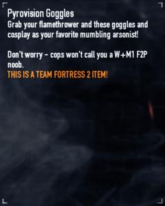 Pyrovision Goggles - ModWorkshop