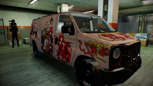 High School DxD Escape Van - Payday 2 - ModWorkshop