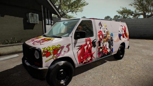 High School DxD Escape Van - Payday 2 - ModWorkshop