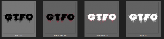 Some GTFO icons by Cyril DeRoach - Other Games Mods | ModWorkshop