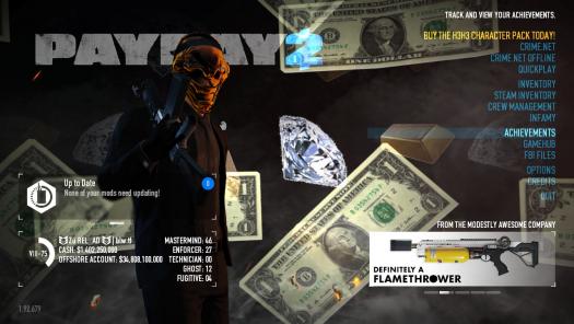 Rich Menu by ZuR3L0ムD - PAYDAY 2 Mods | ModWorkshop