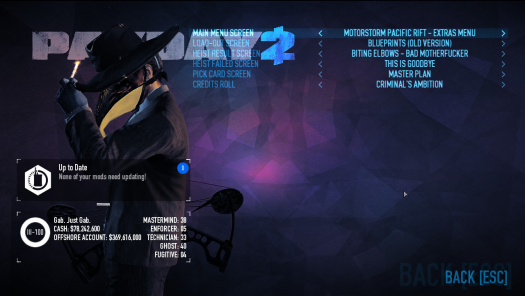 Motorstorm Pacific Rift - Extras menu - ModWorkshop