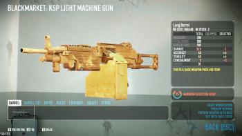 Golden KSP LMG - ModWorkshop