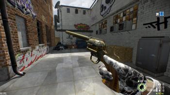 Golden Peacemaker .45 Revolver - ModWorkshop