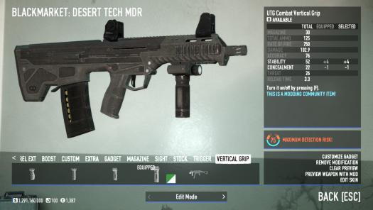 Tactical Vertical Grip Pack - ModWorkshop