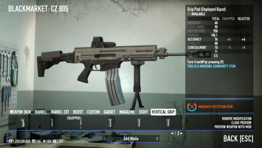 Tactical Vertical Grip Pack - ModWorkshop